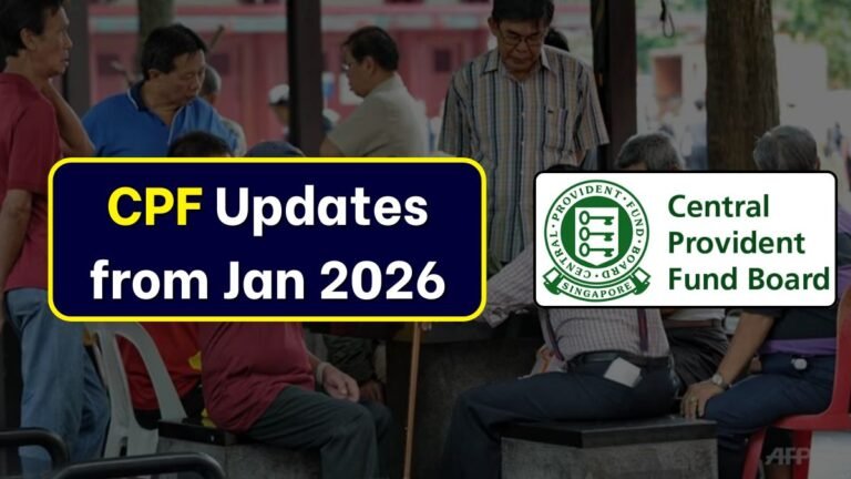CPF updates from Jan 2026: S$8,000 wage ceiling, higher rates for older ...