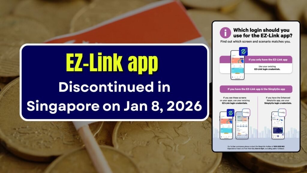 EZ-Link app will be discontinued in Singapore on Jan 8, 2026, How to ...